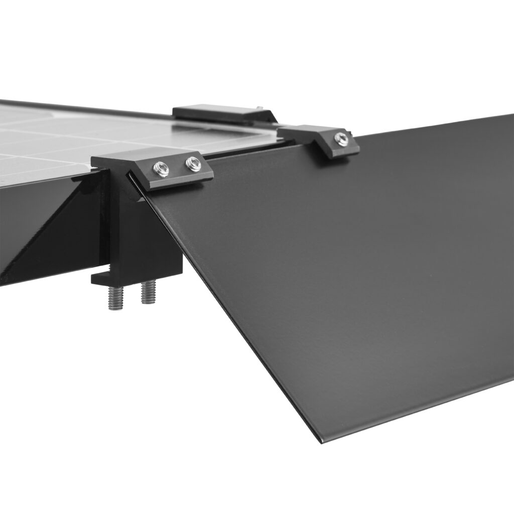 Black Solar Panel Kit | Pigeon Proof Solar Panels | SolaSkirt UK