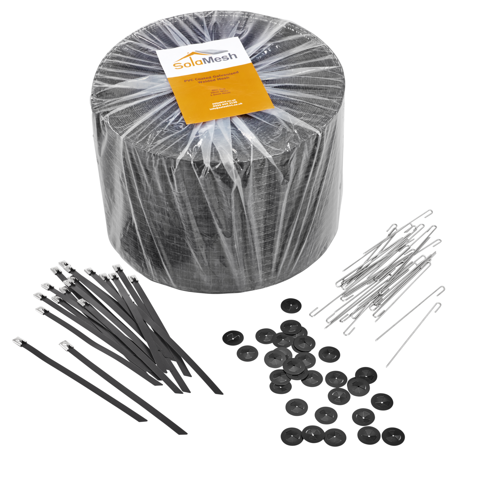 Black Solar Panel Kit | Pigeon Proof Solar Panels | SolaSkirt UK