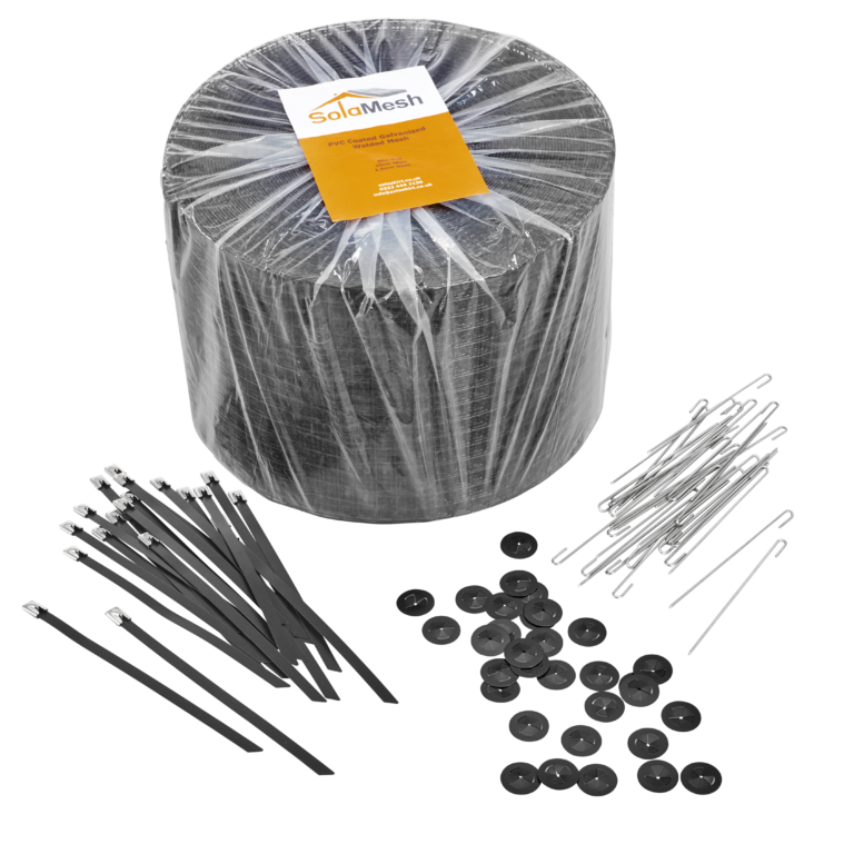 Black Solar Panel Kit | Pigeon Proof Solar Panels | SolaSkirt UK